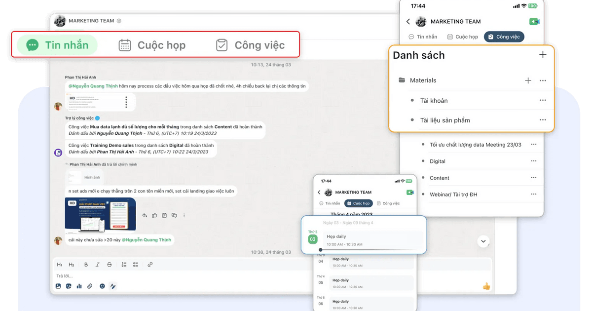 Top 15 phần mềm chat nội bộ doanh nghiệp tốt nhất hiện nay | GapoWork