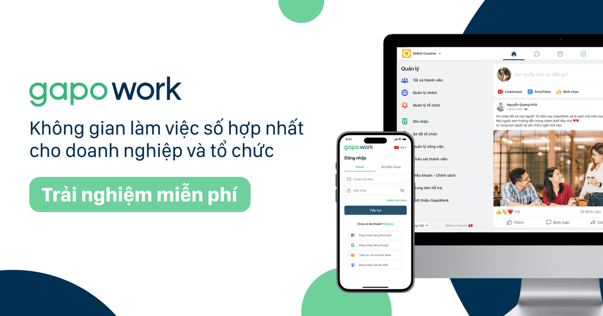 Sơ lược về tính năng | GapoWork